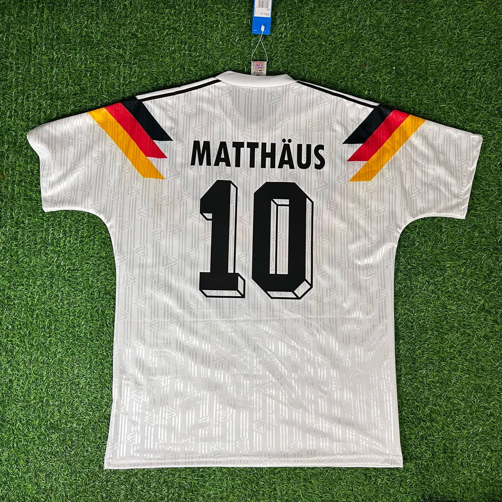 Lothar Matthäus Germany Retro 1990 World Cup Football Jersey Kit ...